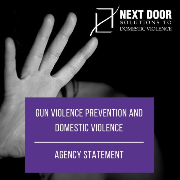 Statement from Next Door Solutions on Gun Violence Prevention and ...